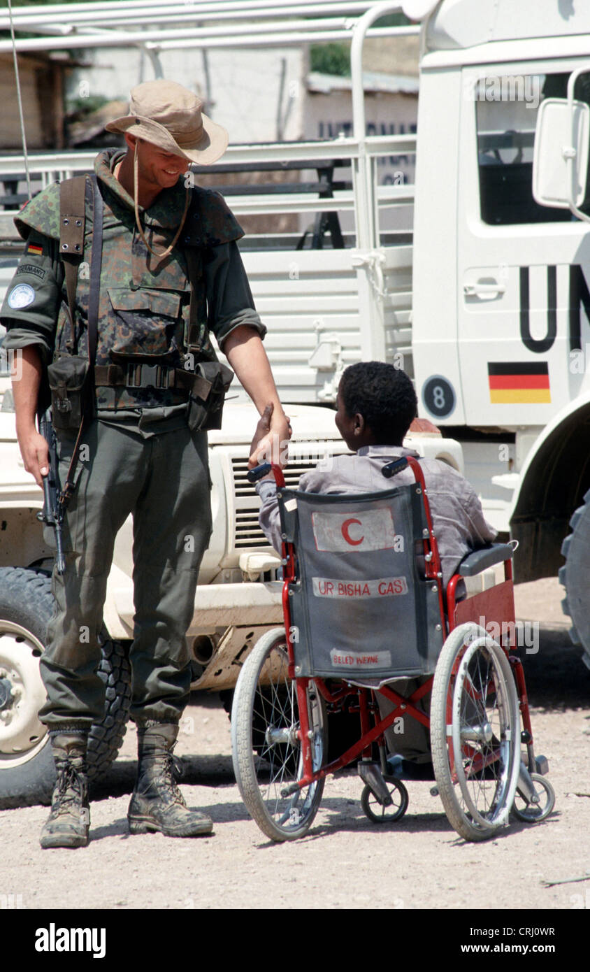 Bundeswehr UNOSOM 2 - Mission in Somalia Stockfotografie - Alamy
