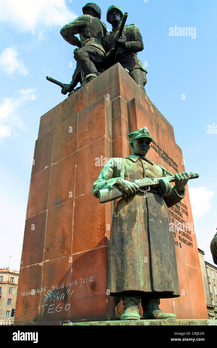 Warschauer Kriegerdenkmal Stockfotos und -bilder Kaufen - Alamy