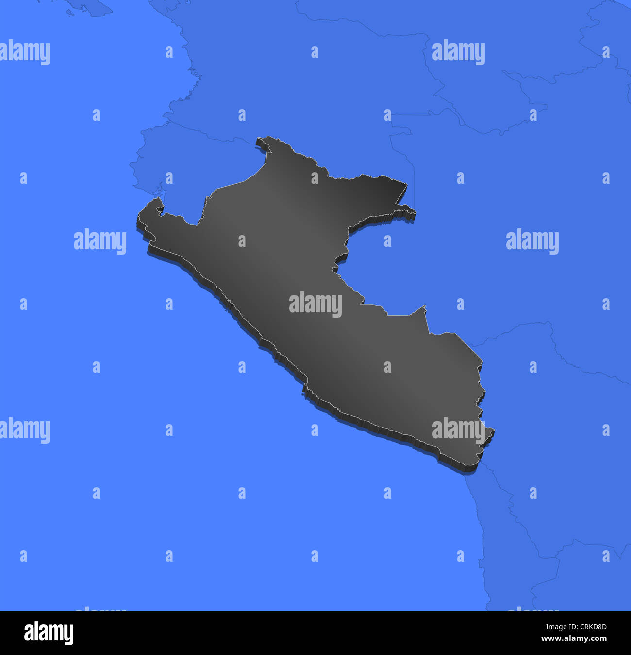 Mapa del peru y sus deparatamentos -Fotos und -Bildmaterial in hoher ...