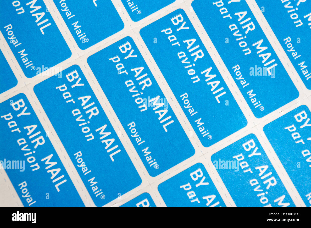 Luftpost Aufkleber Stockfotos und -bilder Kaufen - Alamy