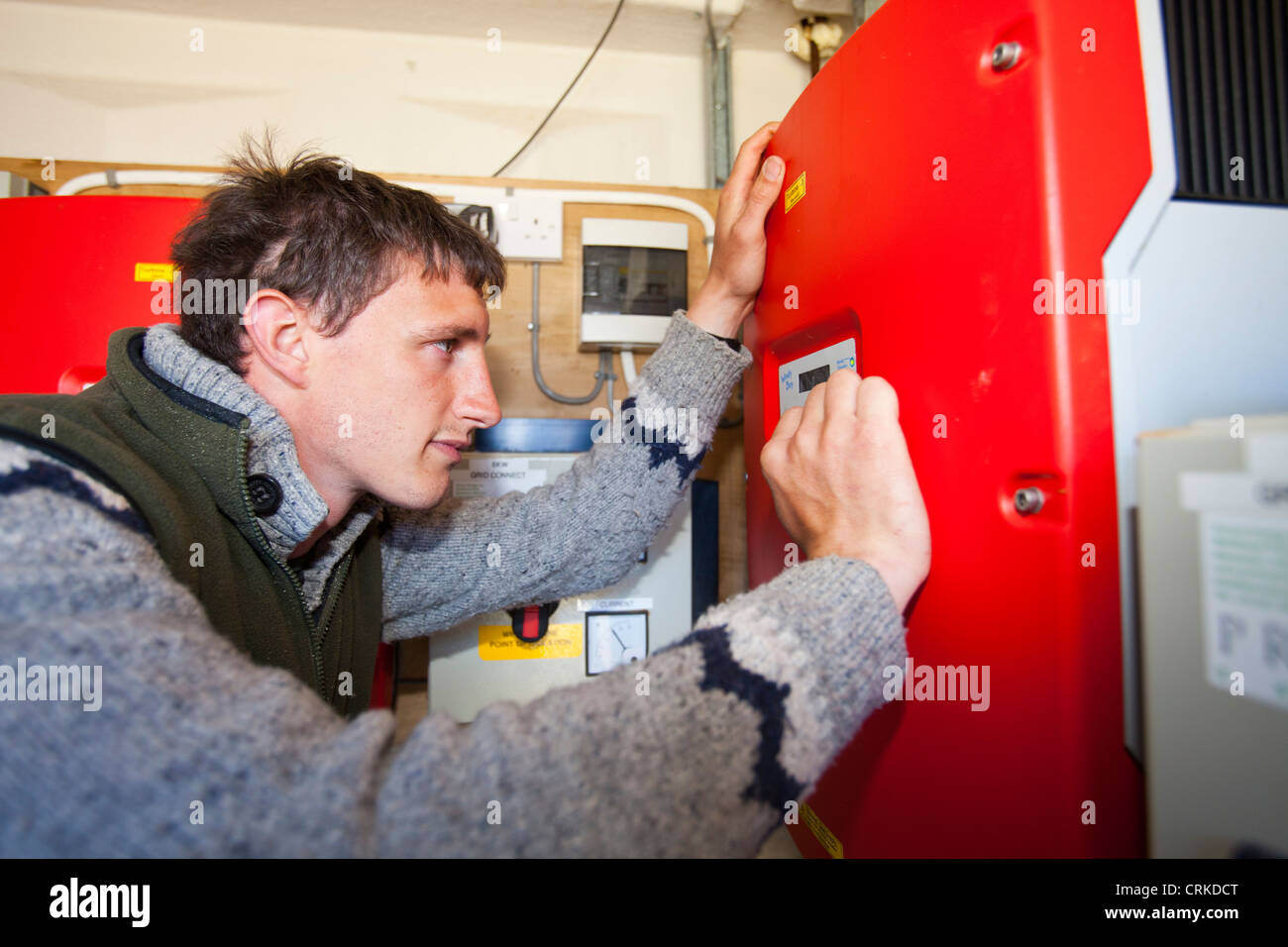 Wechselrichter für Solar-Panels, die die Insel Eigg erneuerbares ...