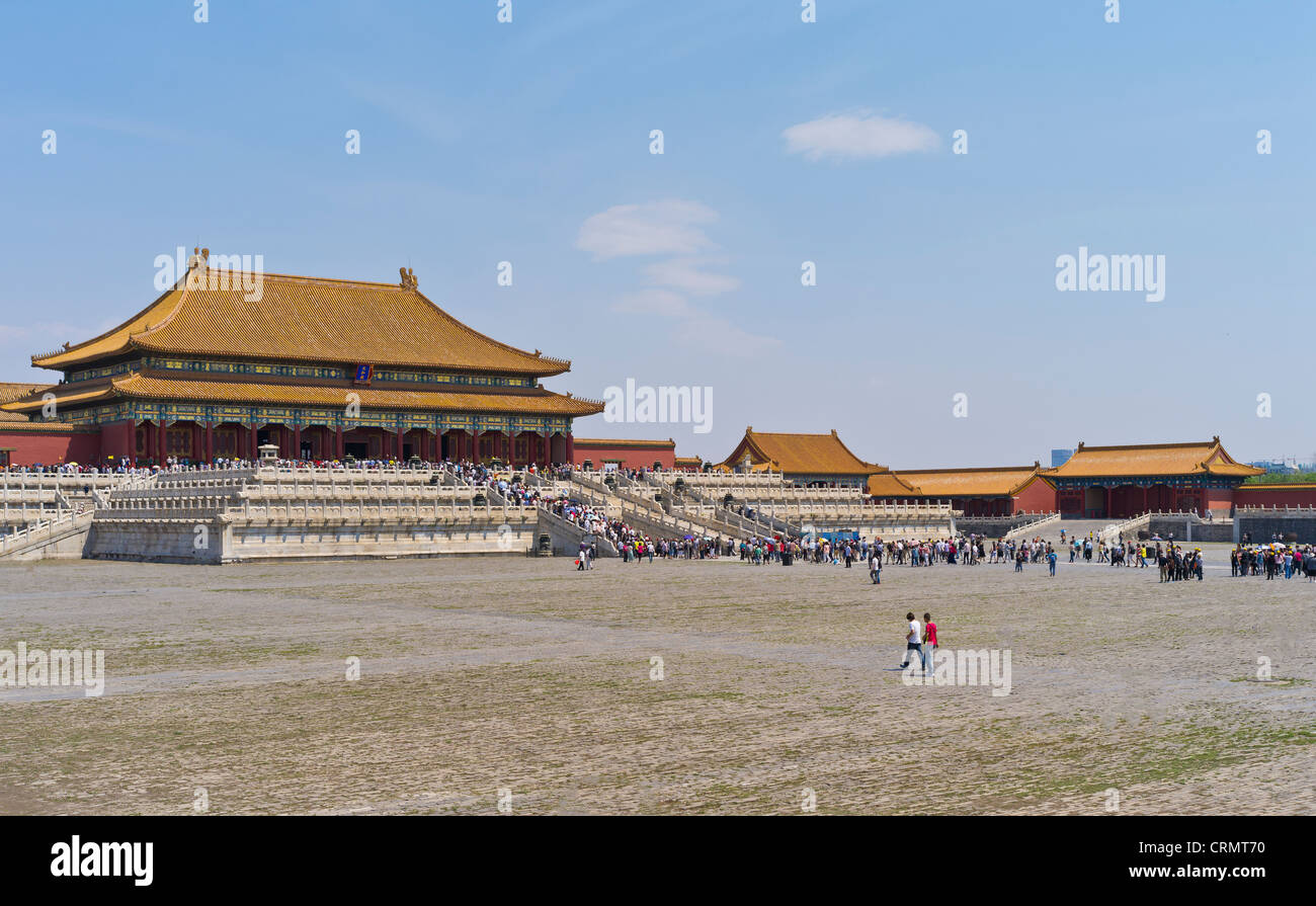 TaiHe Dian (Halle der höchsten Harmonie) der verbotenen Stadt. Beijing ...