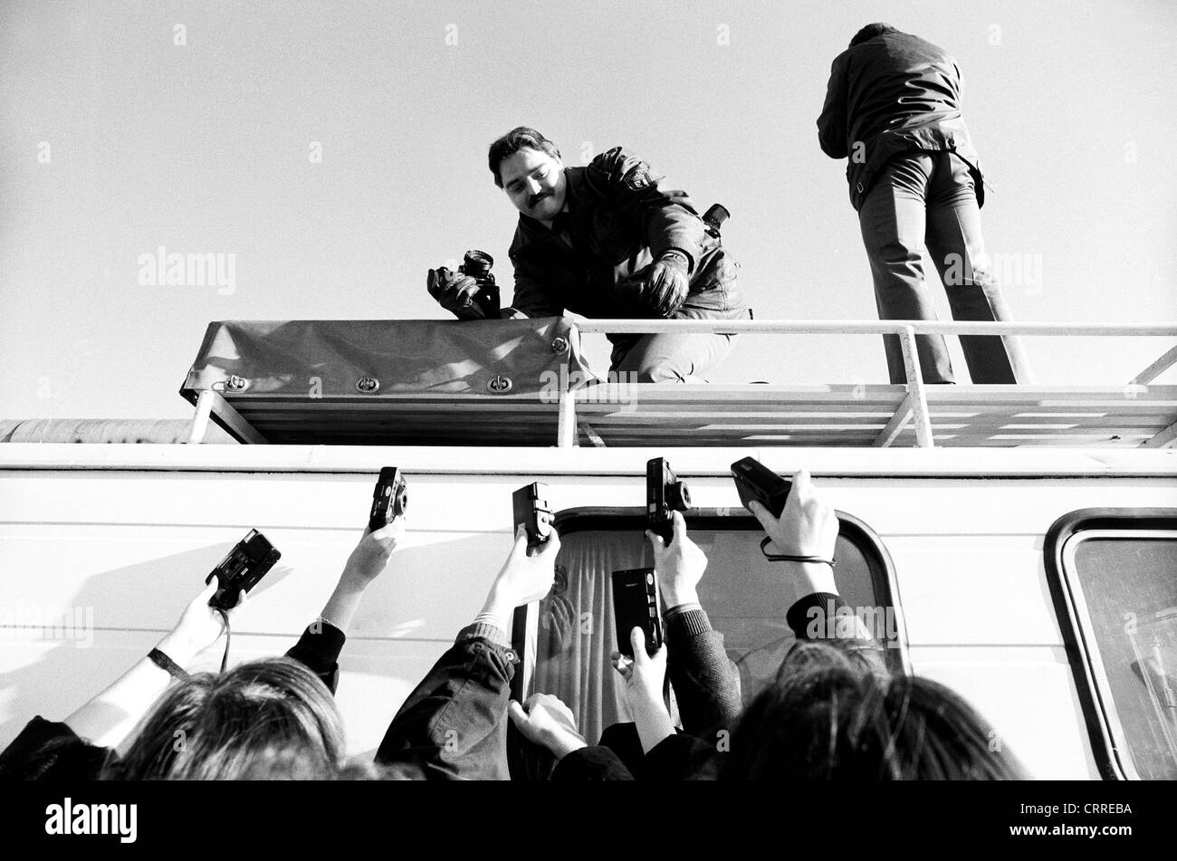Fall der Mauer 1989, Potsdamer Platz Stockfotografie - Alamy