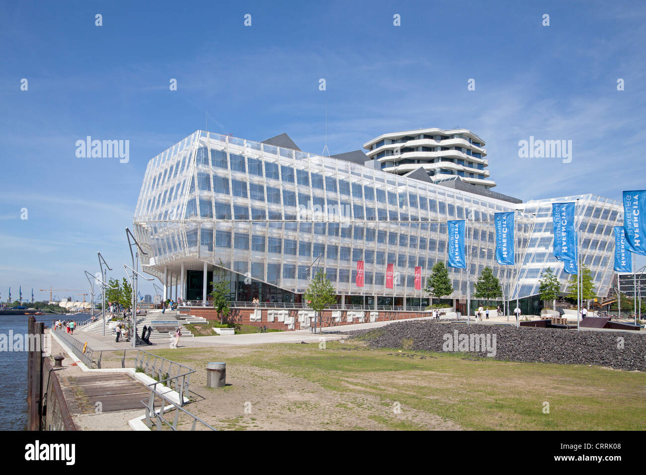 Hamburg Marco Polo Tower Mit Luxuswohnungen Und Dahinter Unilever