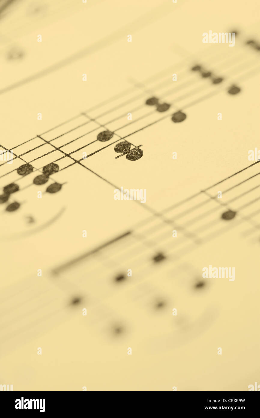 Musical notation -Fotos und -Bildmaterial in hoher Auflösung – Alamy