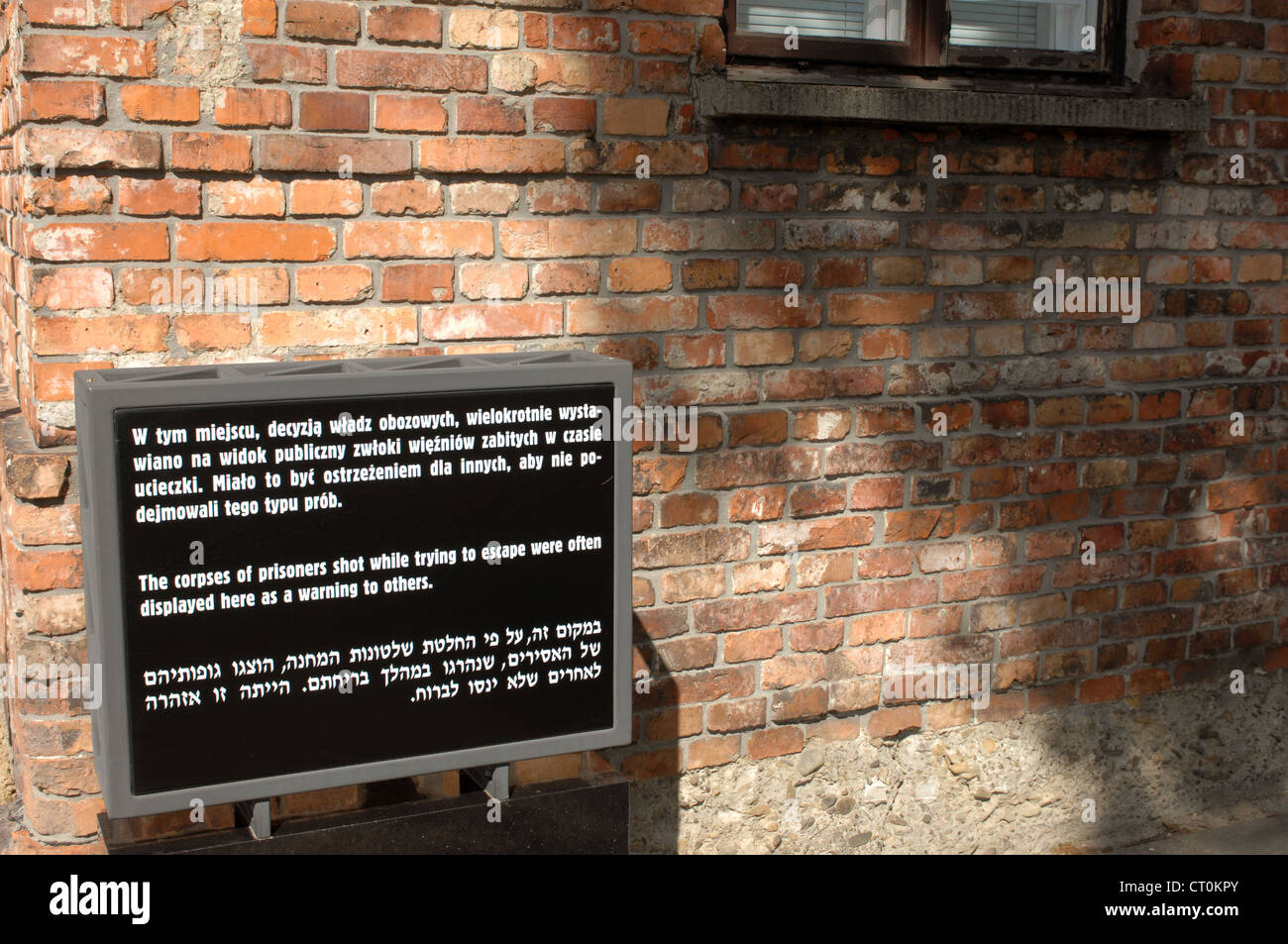 Auschwitz base camp poland block -Fotos und -Bildmaterial in hoher ...