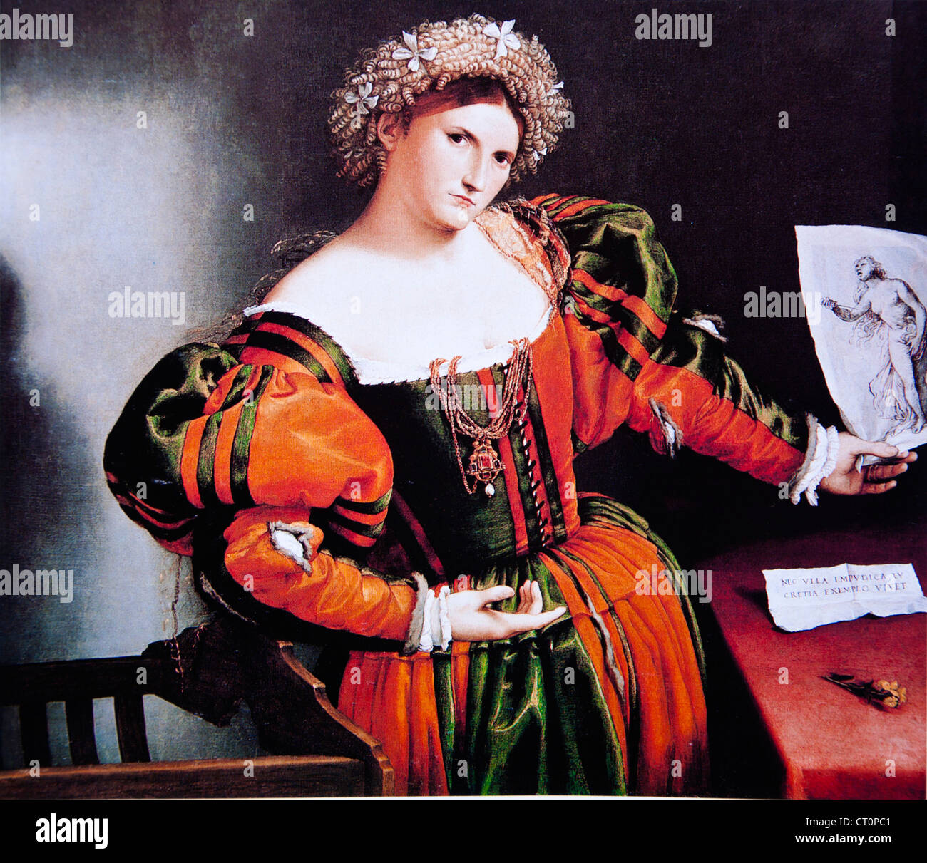 Dame mit einer zeichnung von lucretia -Fotos und -Bildmaterial in hoher ...