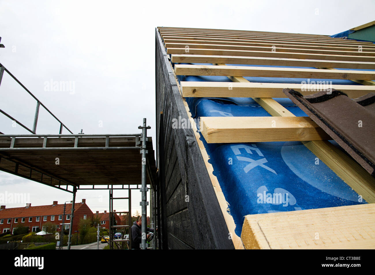 Dach Im Bau Stockfotos und -bilder Kaufen - Alamy
