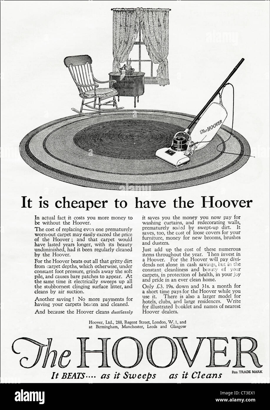 Hoover advertisement -Fotos und -Bildmaterial in hoher Auflösung – Alamy