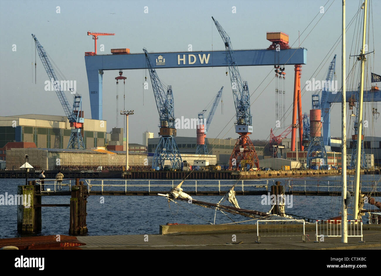 Kiel, deutsche HDW-Werft (HDW Stockfotografie - Alamy