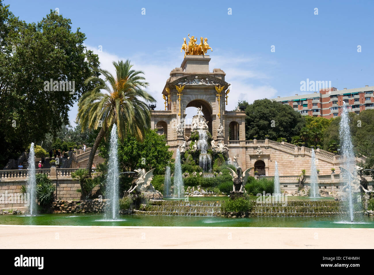 Cascada Wasserfall Cascade Parc De La Ciutadella barcelona ...