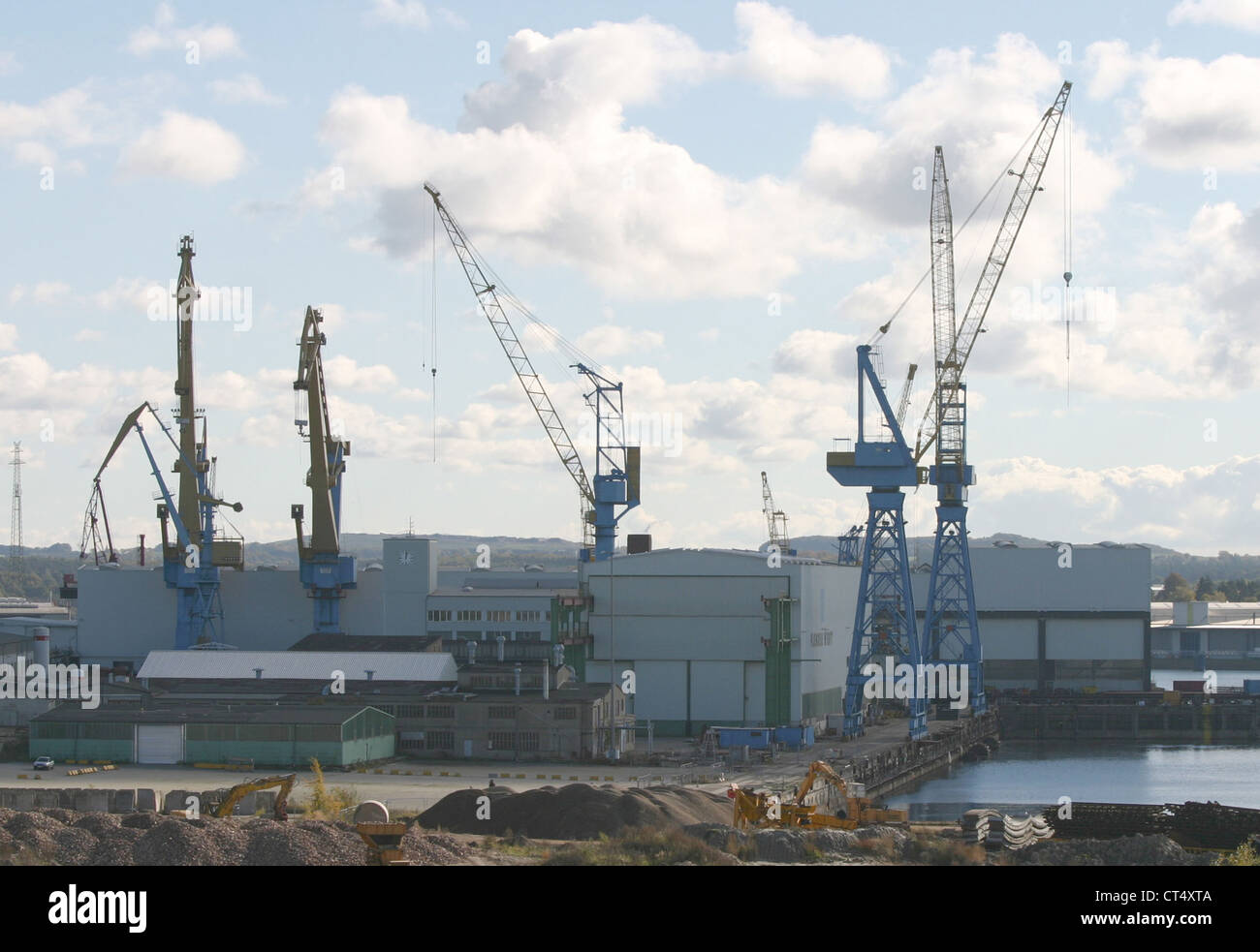 Lübeck-Travemünde, Flender Werft Stockfotografie - Alamy