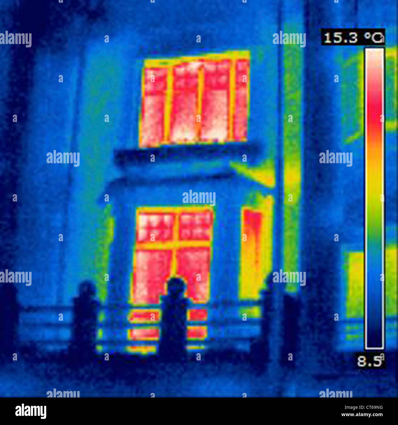 Thermogramm haus -Fotos und -Bildmaterial in hoher Auflösung – Alamy