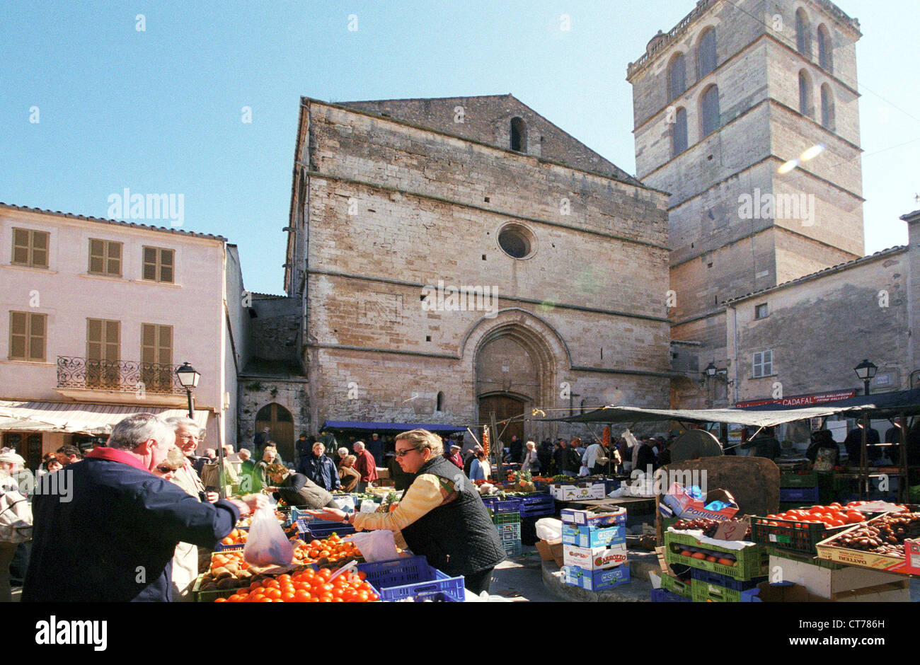 Markt in Sineu, Mallorca Stockfotografie - Alamy