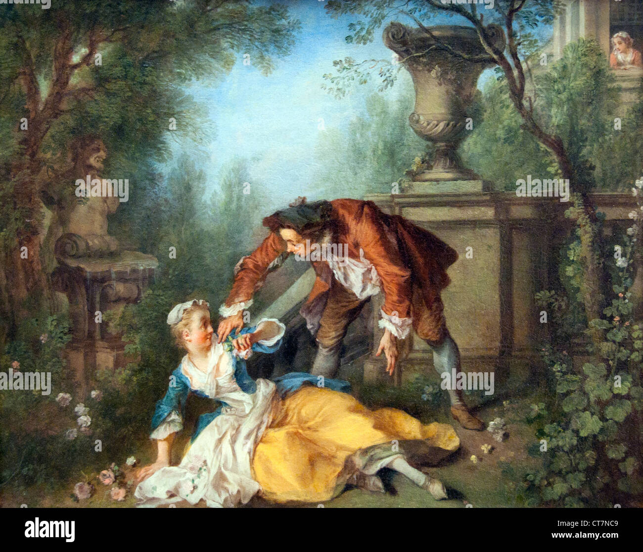 Der Diener von Nicolas Lancret 1690-1743 Frankreich französische Fabel ...