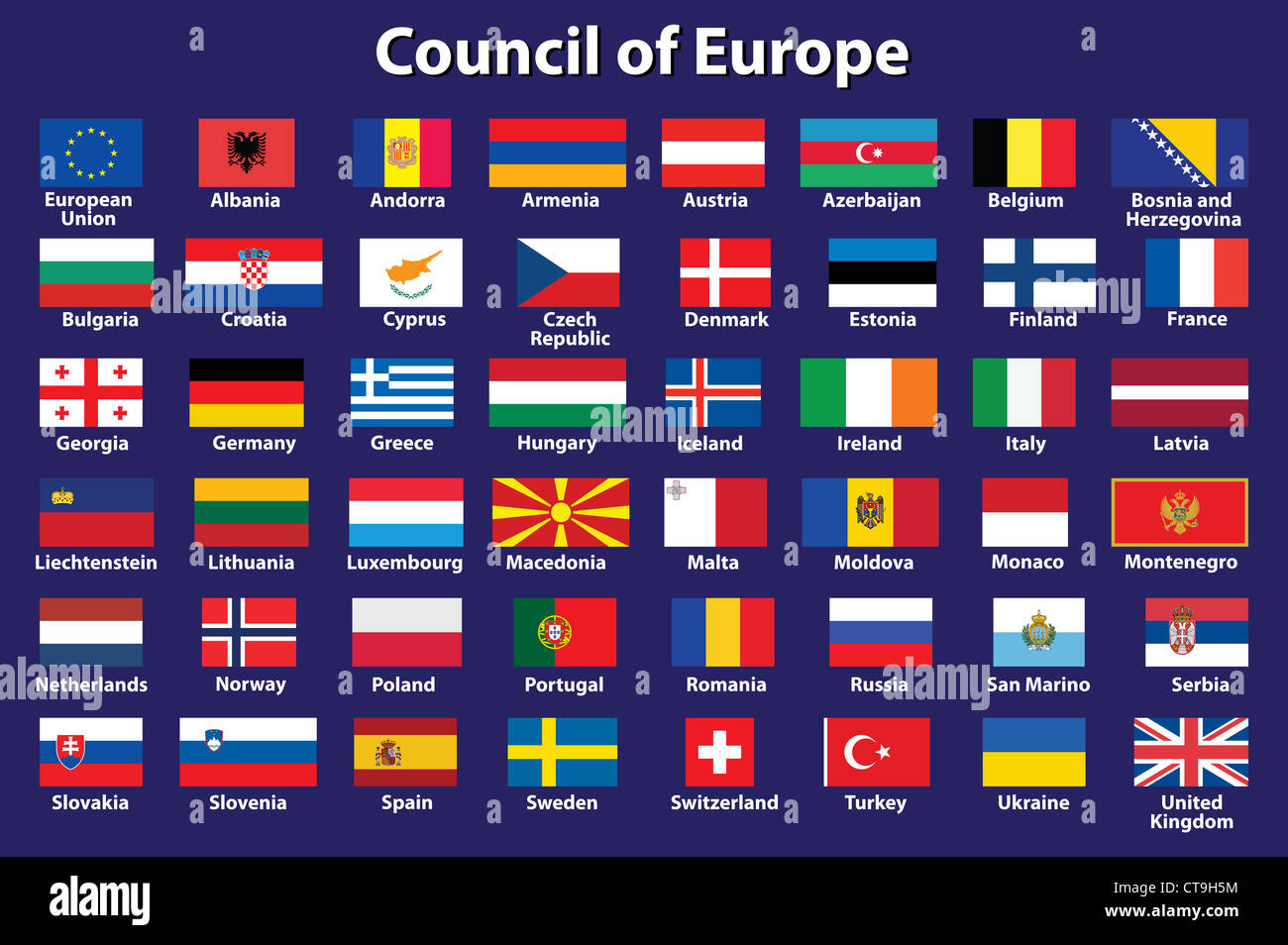 Europa flaggen -Fotos und -Bildmaterial in hoher Auflösung – Alamy