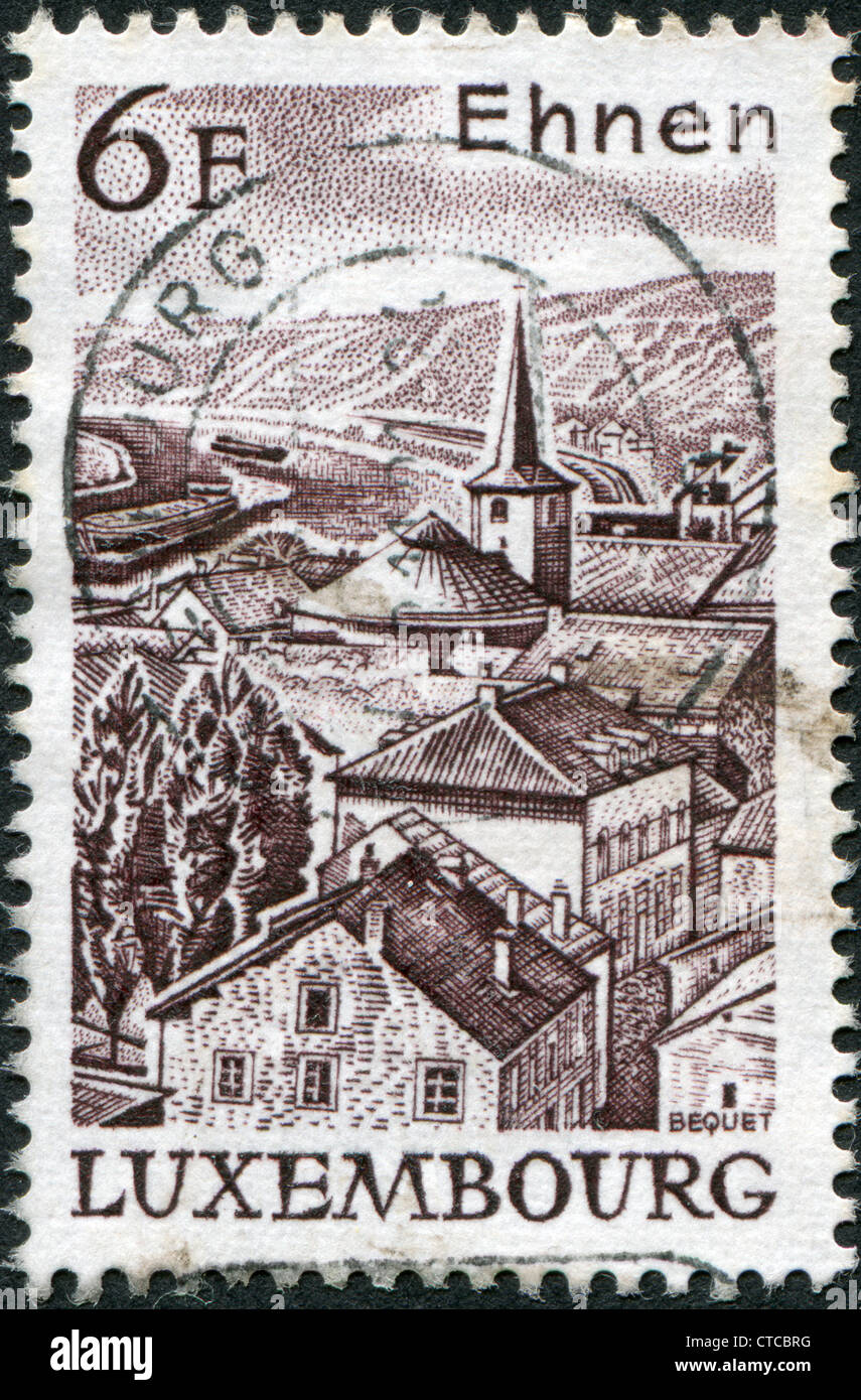 Luxemburg - CIRCA 1977: Eine Briefmarke gedruckt in Luxemburg, zeigt ...