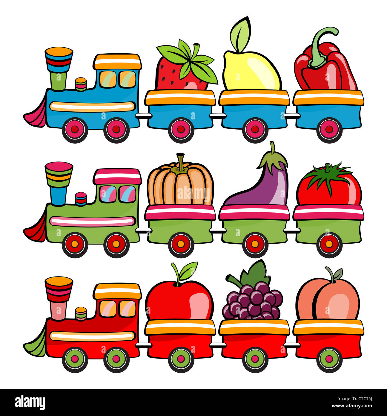 Cartoon train -Fotos und -Bildmaterial in hoher Auflösung – Alamy