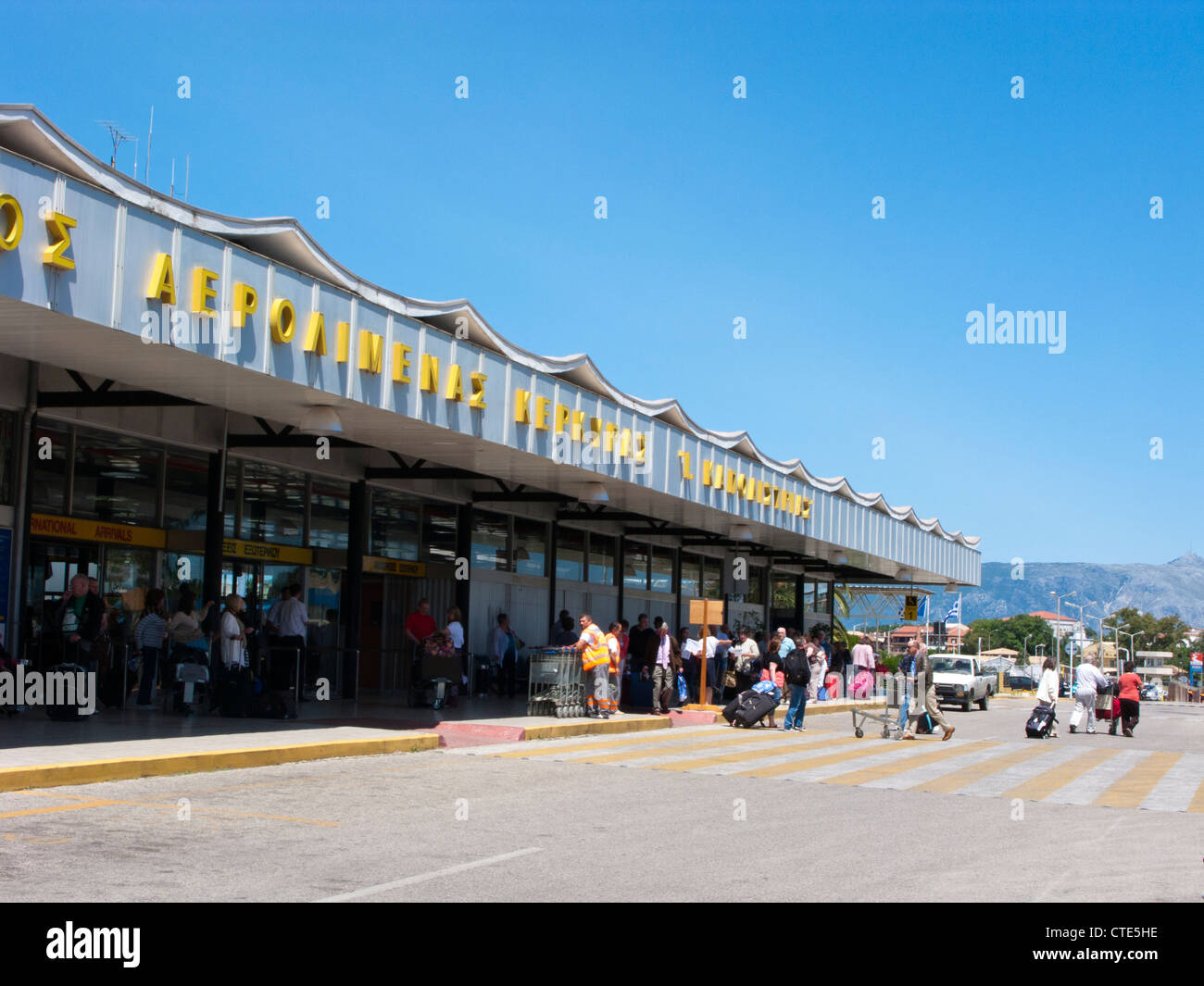 Ankunft Korfu Flughafen