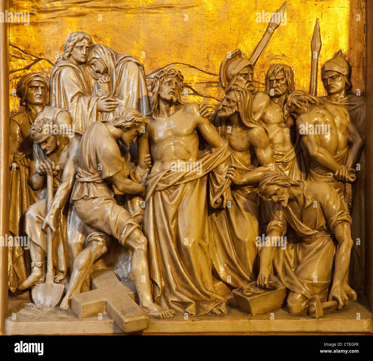 Jesus christus hat seine kleider abgelegt -Fotos und -Bildmaterial in ...