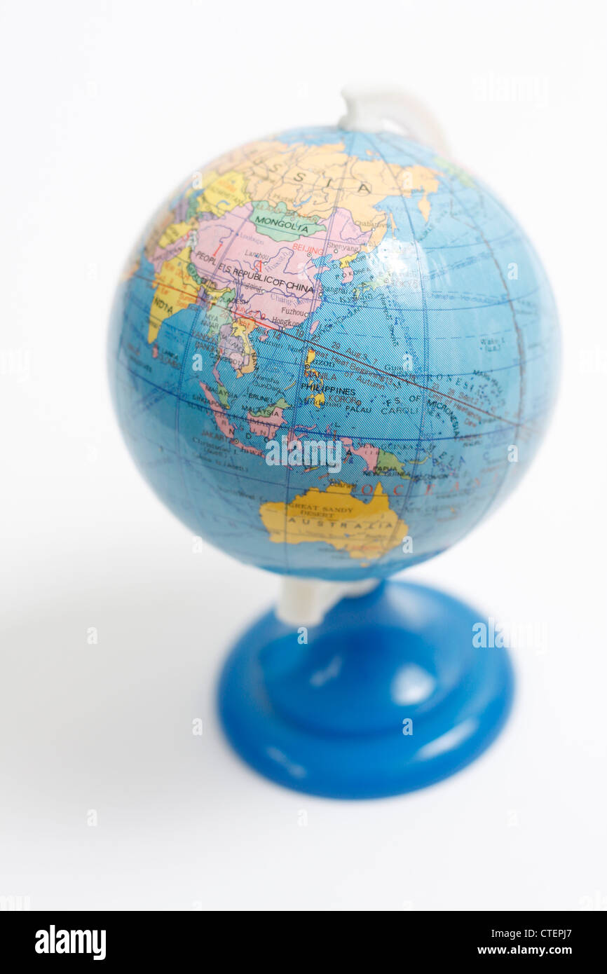 Asien globus Stockfotos und -bilder Kaufen - Alamy