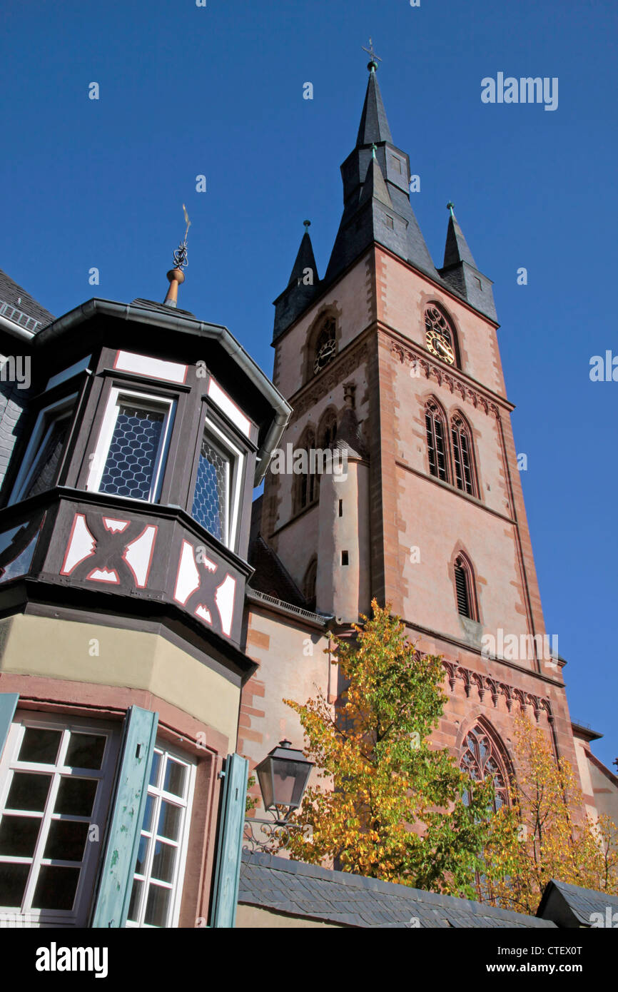Katholische Kirche St. Valentinus in Kiedrich, Rheingau, Hessen ...