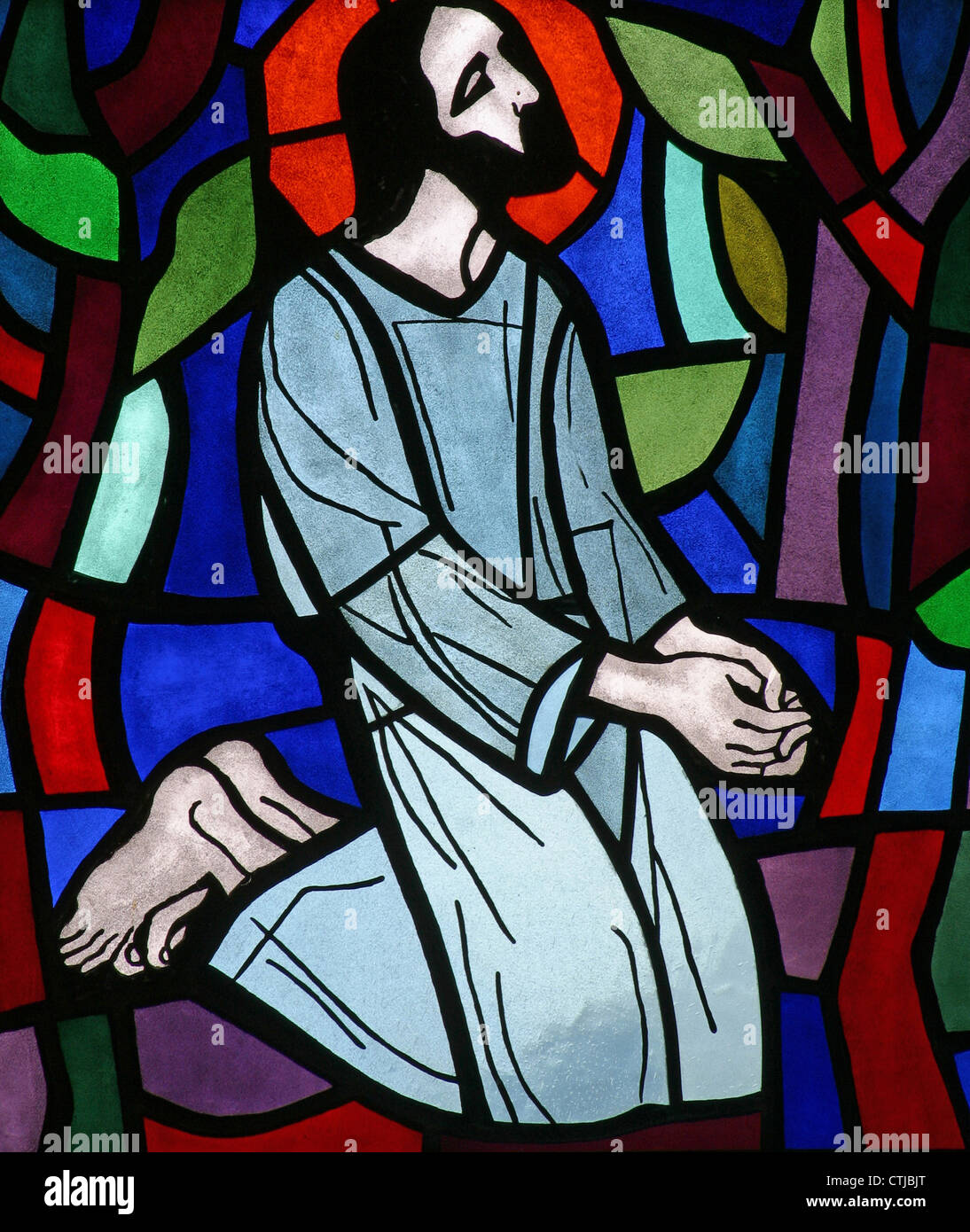 10. Kreuzweg, Jesus wird seiner Kleider beraubt Stockfotografie - Alamy