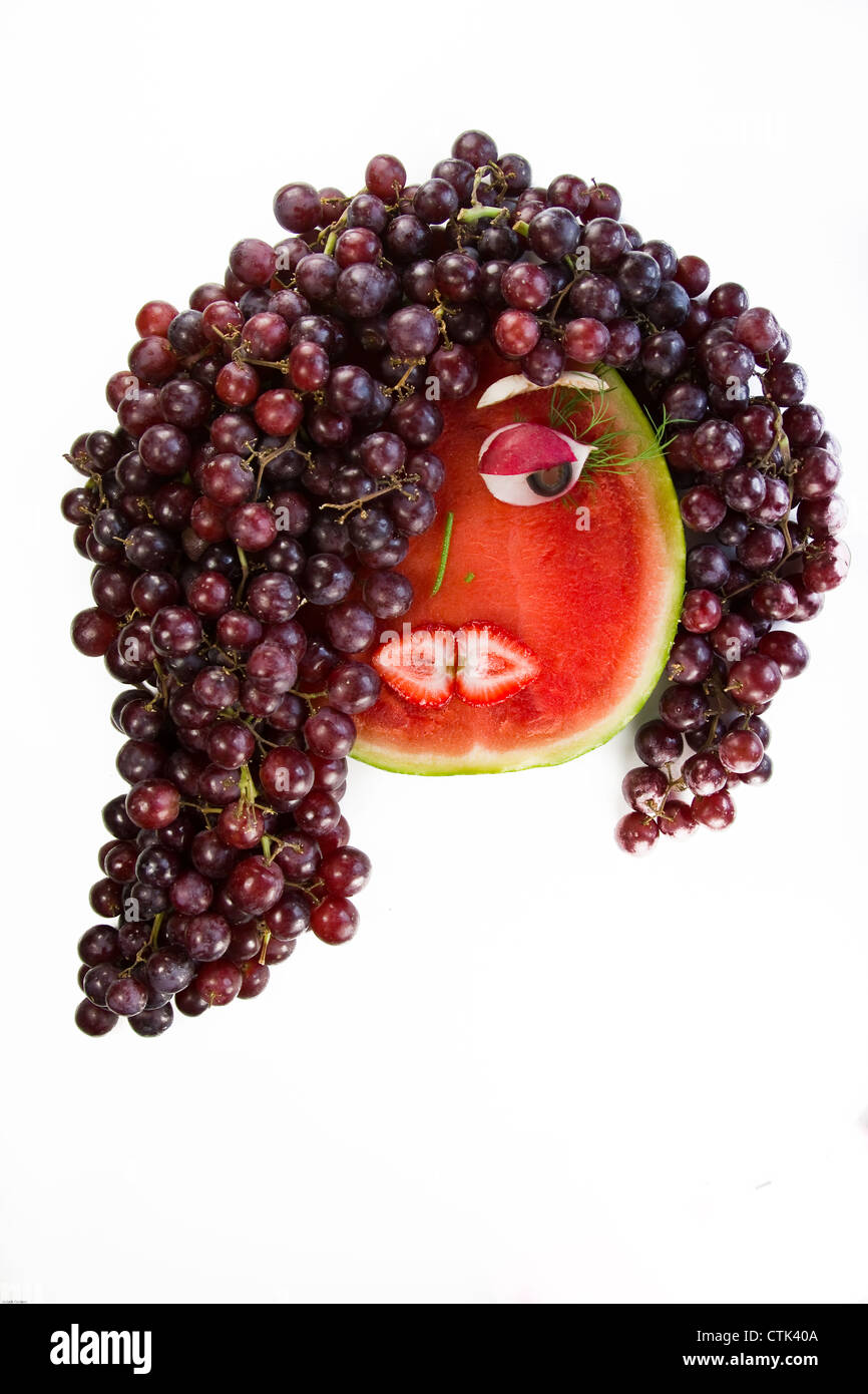 Obst und gemüse gesicht -Fotos und -Bildmaterial in hoher Auflösung – Alamy