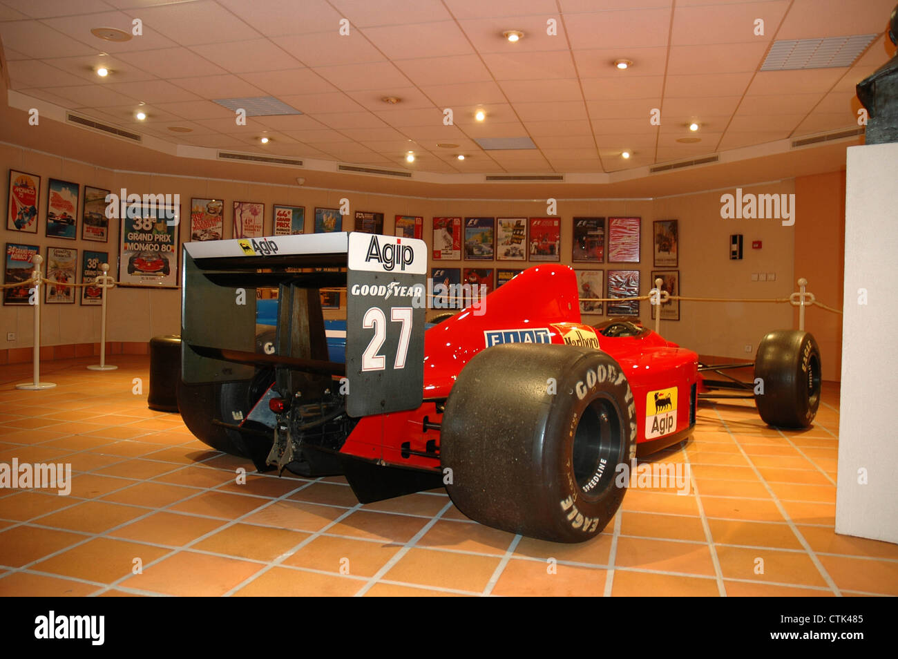 Terrasse von Fontvieille Museum in Monaco - Auto-Sammlung des Fürsten ...
