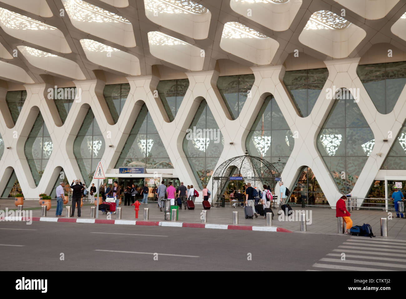 Flughafen Marrakesch Marrakesch Terminaleingang, Marokko Afrika ...