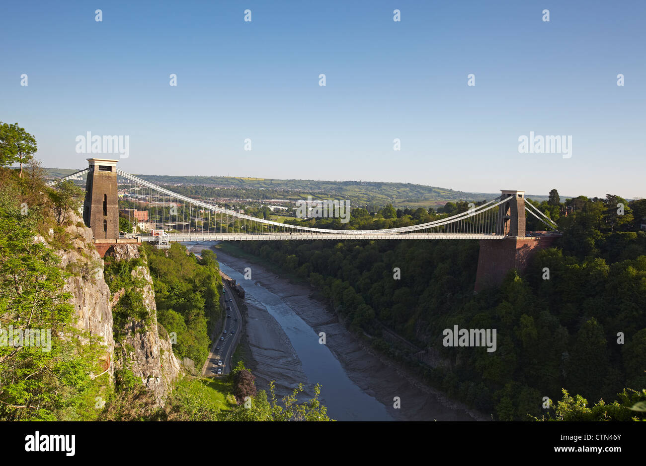 Clifton suspension bridge in bristol clifton uk -Fotos und ...