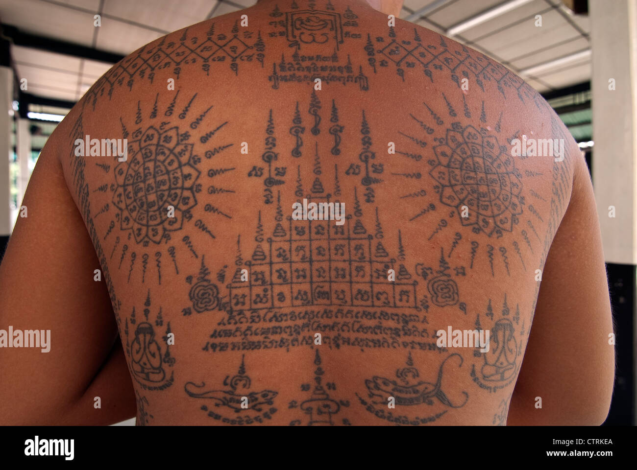 Sak Yan Meister, Ajahn Spielzeug von Bangkok Thailand. Sak Yan sind die ...