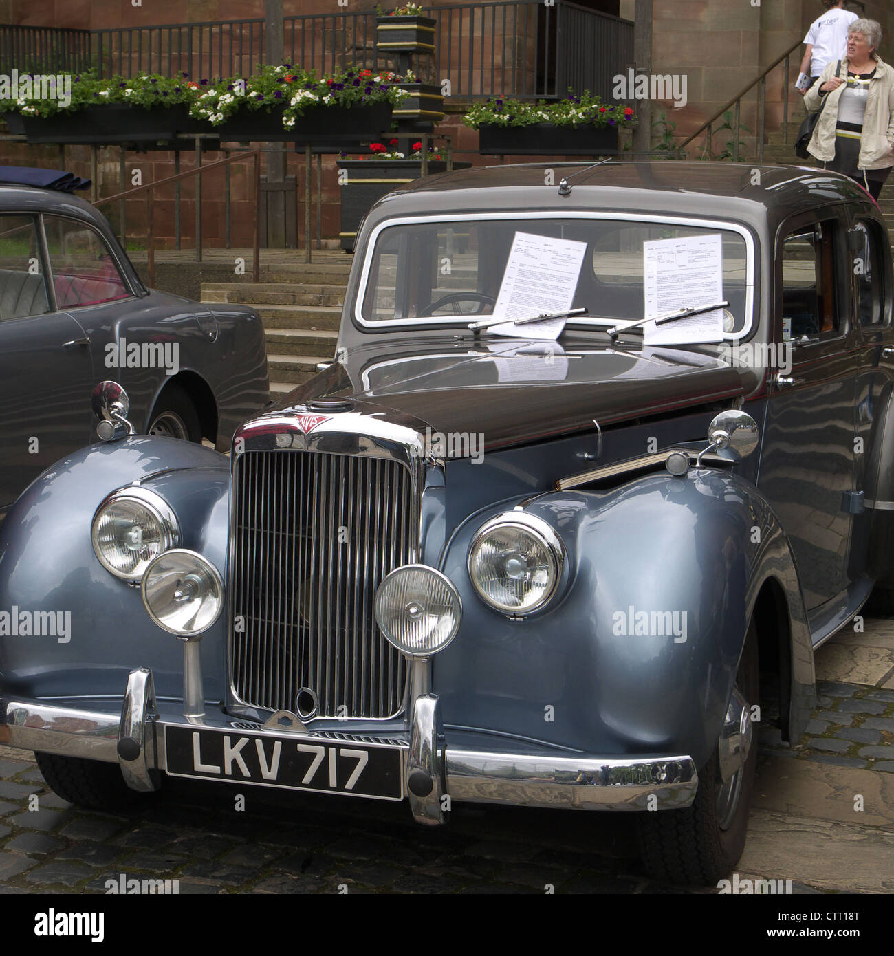 Ein Alvis TA21 Mulliner Saloon-Oldtimer Stockfotografie - Alamy