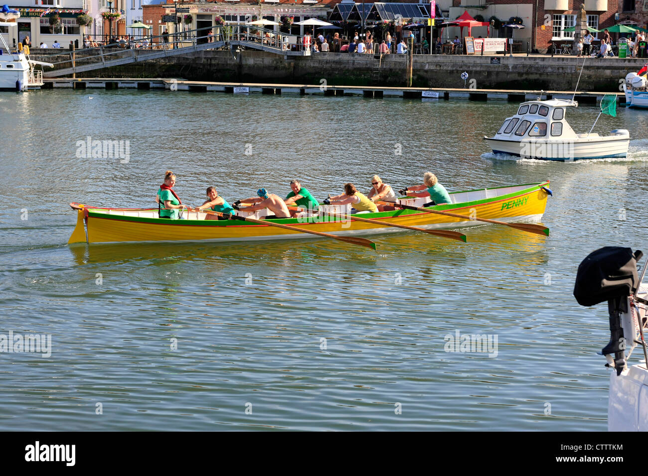 Weymouth Gig Rowing Stockfotos und -bilder Kaufen - Alamy