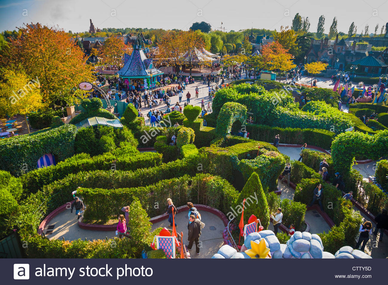 Labyrinth Aerial View Stockfotos & Labyrinth Aerial View Bilder - Alamy