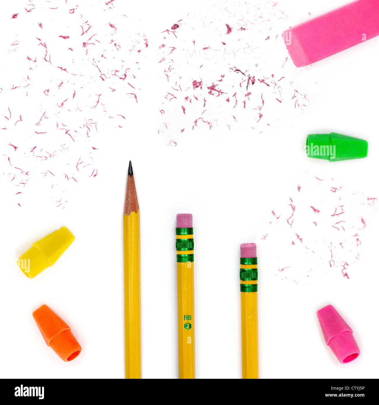 Nummer Zwei Bleistift Stockfotos und -bilder Kaufen - Alamy