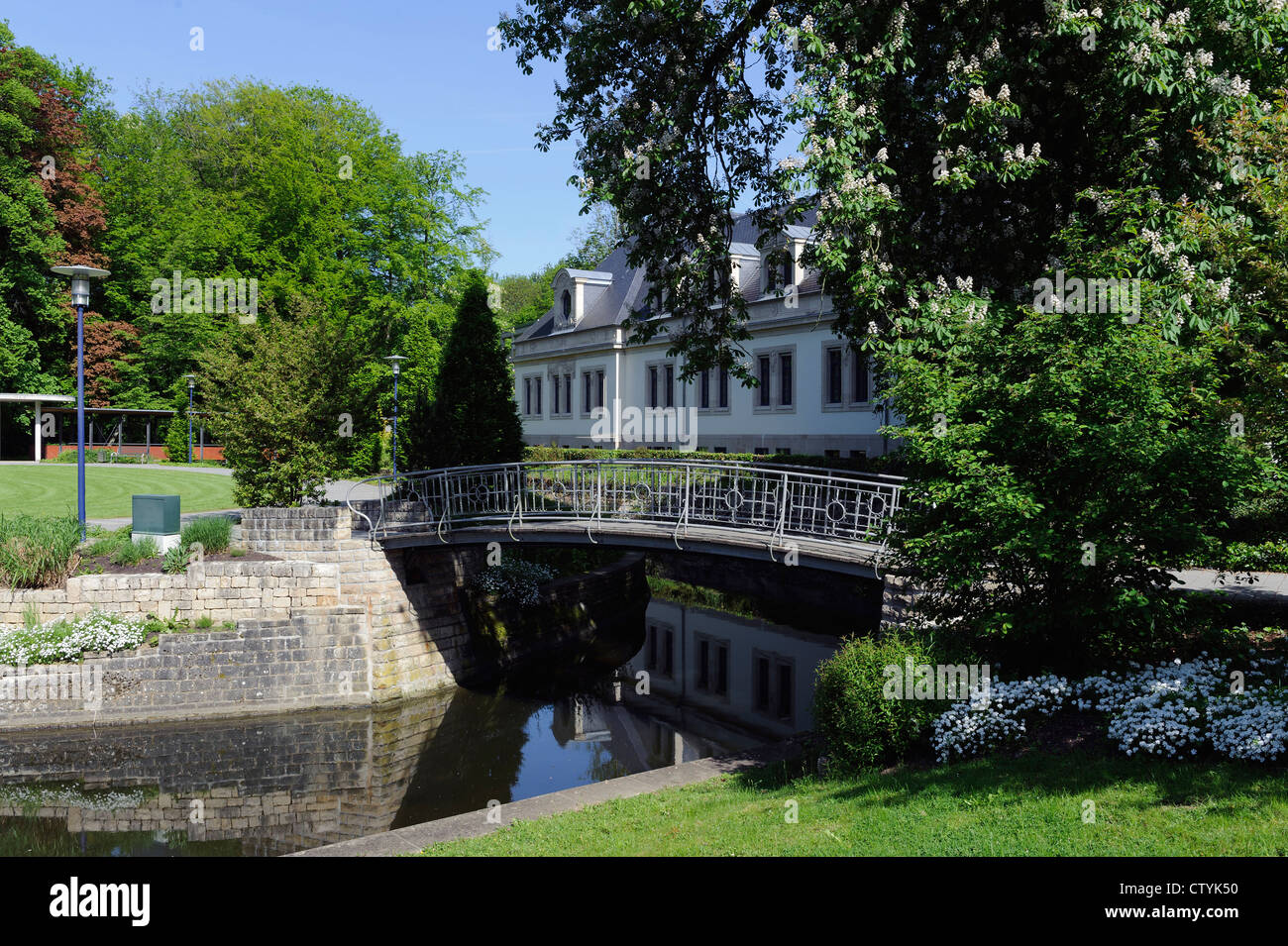 Kurpark von Mondorf-Les-Bains, Luxemburg Stockfotografie - Alamy