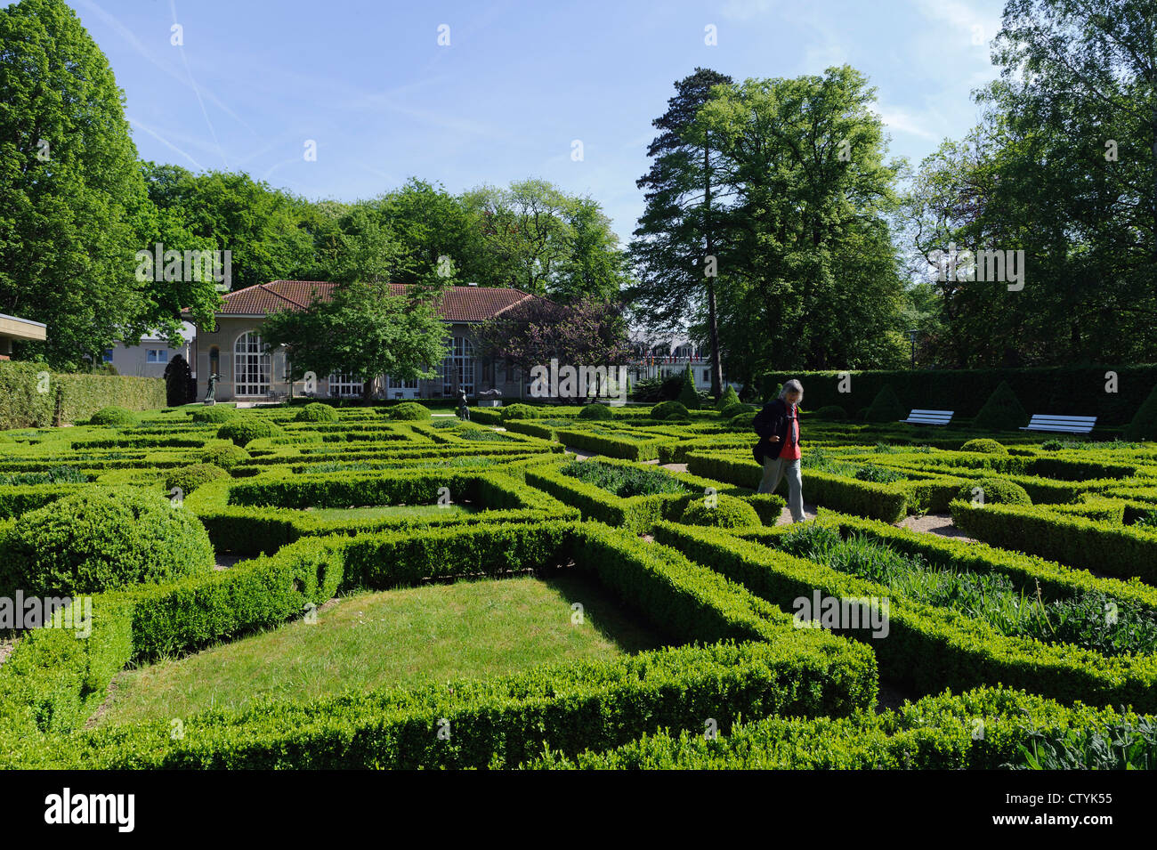 Kurpark von Mondorf-Les-Bains, Luxemburg Stockfotografie - Alamy