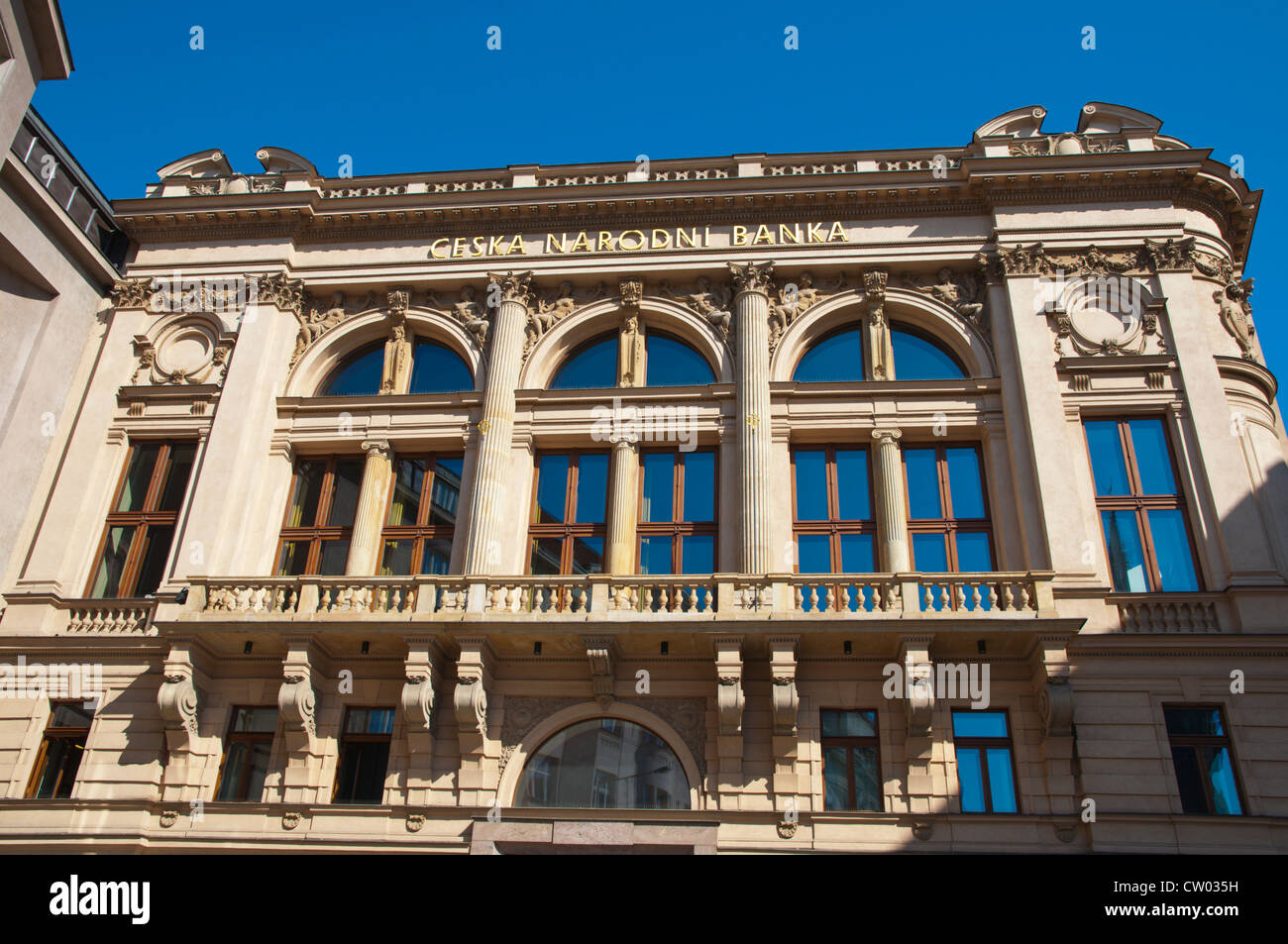 Czech republic prague bank facade -Fotos und -Bildmaterial in hoher ...