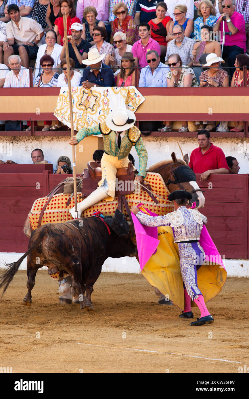 Stierkampf mit pferd -Fotos und -Bildmaterial in hoher Auflösung – Alamy