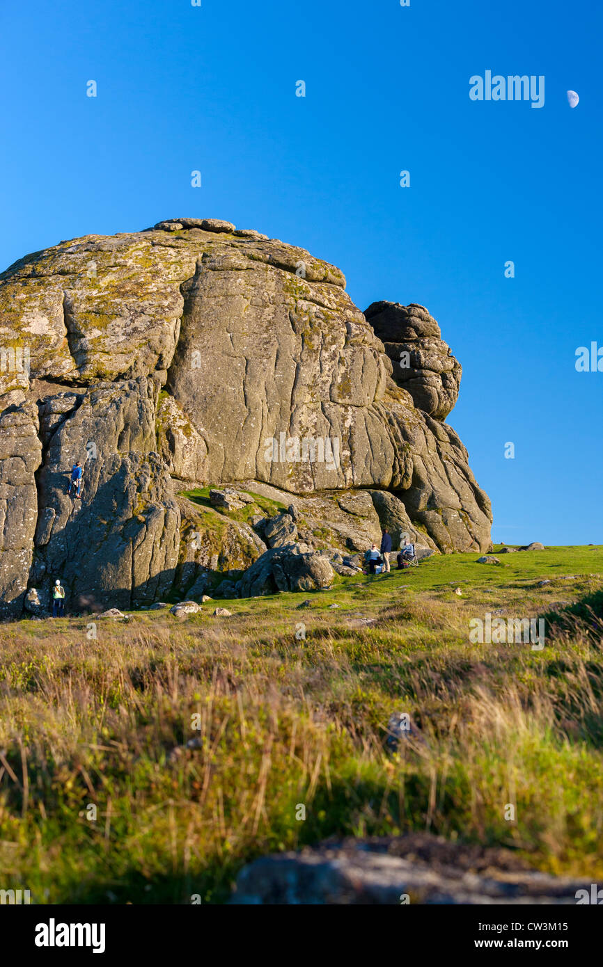 Haytor Rocks, Dartmoor National Park, Devon, England Stockfotografie ...
