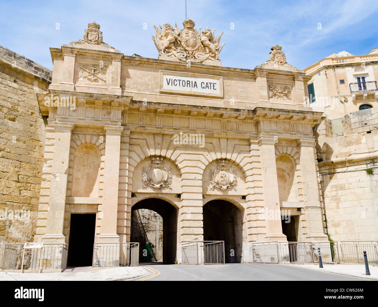 Victoria gate valletta malta island -Fotos und -Bildmaterial in hoher ...