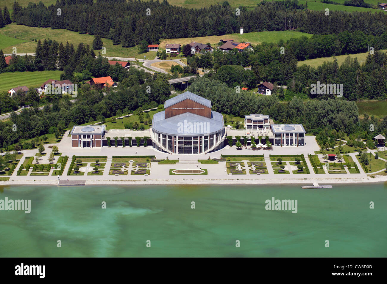 Neuschwanstein Theater am Forggensee, Forggem See, Deutschland, Bayern ...