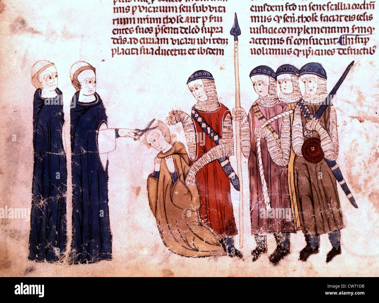 Tonsure: Ehebrecherinnen wurden hart bestraft Stockfotografie - Alamy