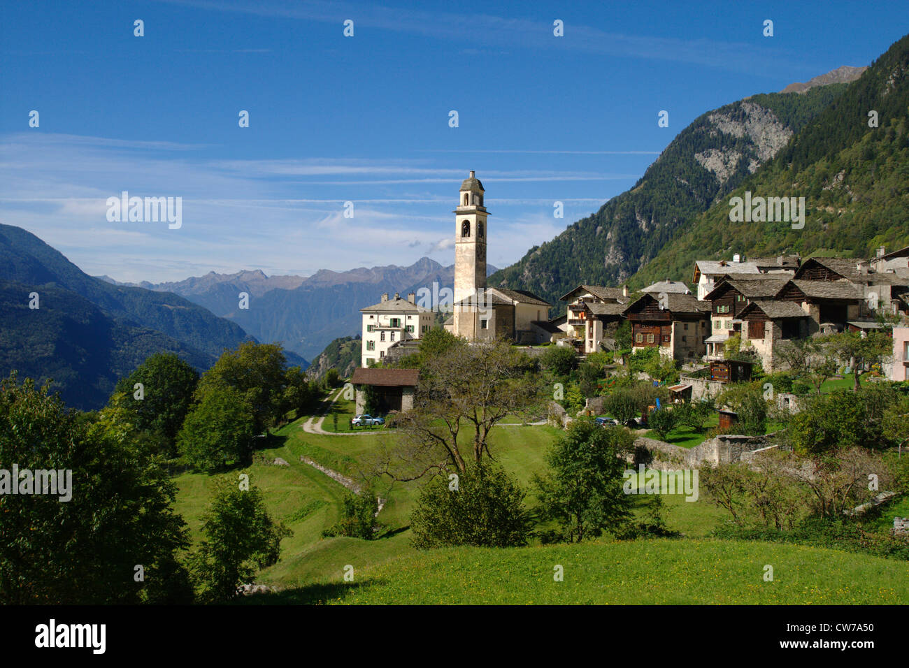 Soglio switzerland alpine village -Fotos und -Bildmaterial in hoher ...