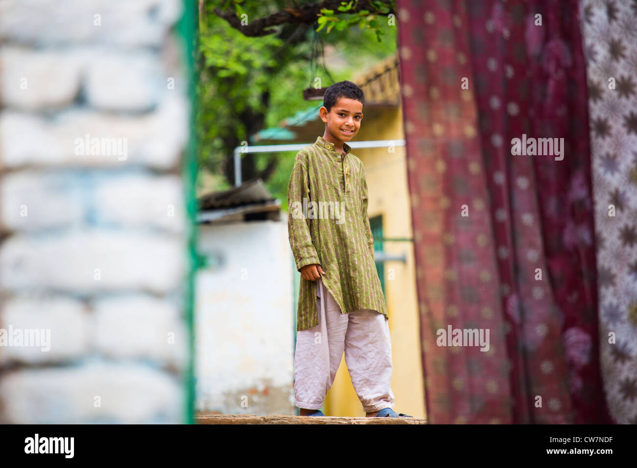 Pakistanischer junge Said Pur Dorf, Islamabad, Pakistan Stockfotografie - Alamy
