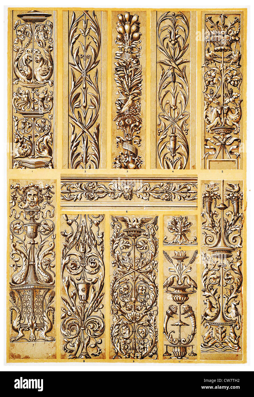 Renaissance Ornamente Stockfotos und -bilder Kaufen - Alamy