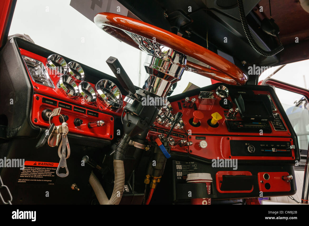 Interior cabin american truck lorry -Fotos und -Bildmaterial in hoher ...