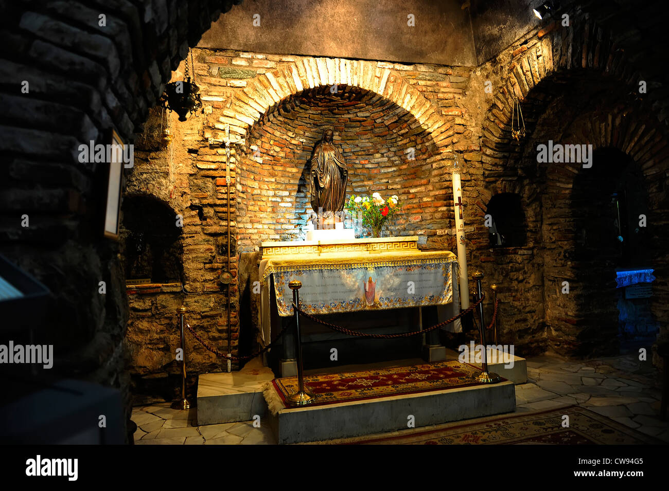 Virgin Mary Statue Ephesus Turkey Stockfotos und -bilder Kaufen - Alamy