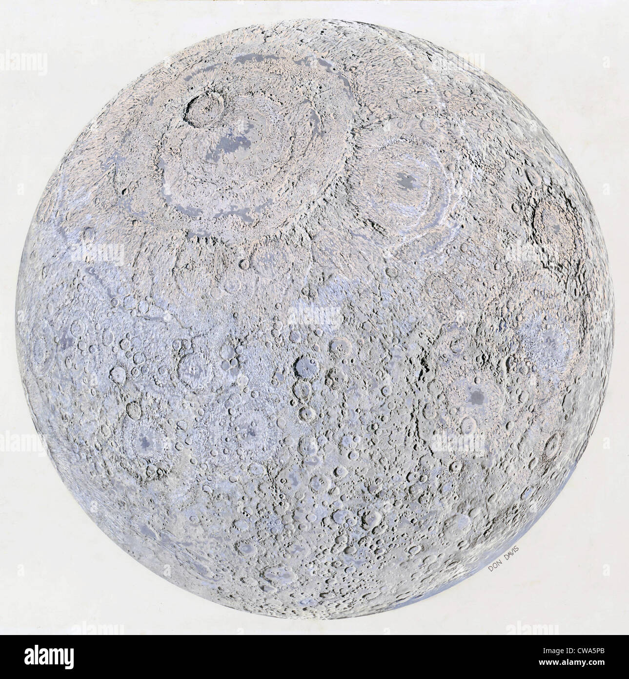 Karte von der Oberfläche der Erde Mond in der Mitte der Imbrian Periode ... Karte von der Oberfläche der Erde Mond in der Mitte der Imbrian Periode ...